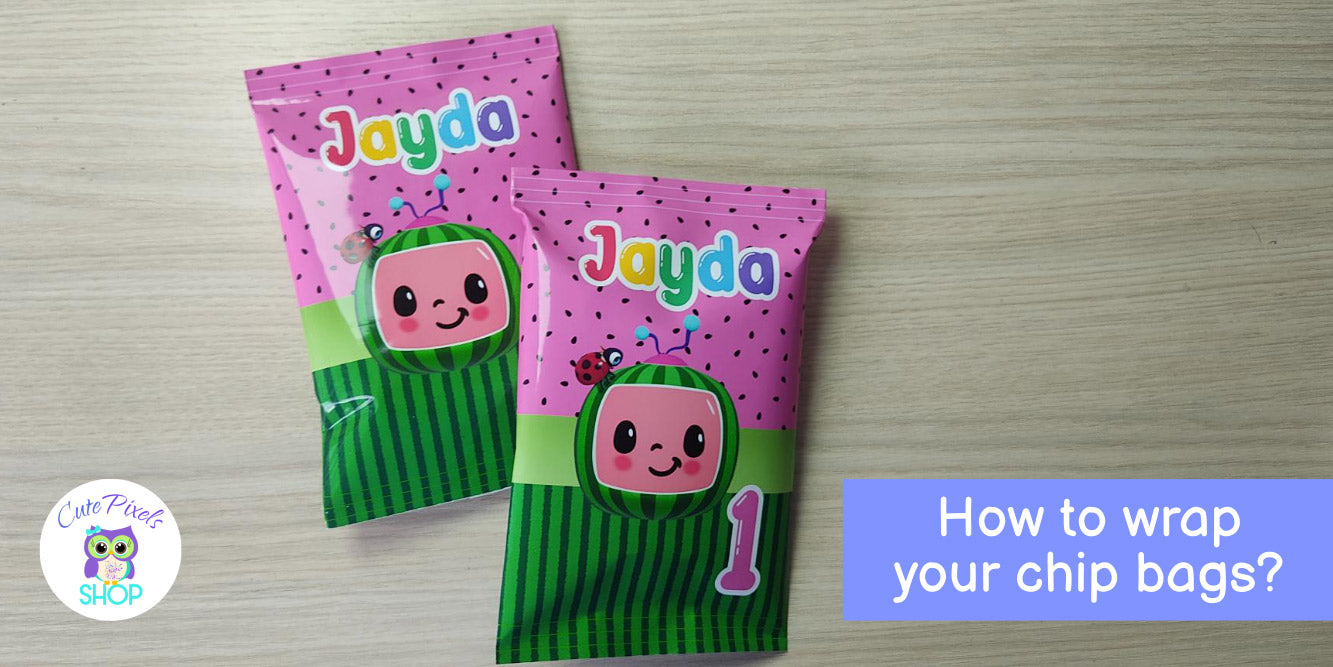How to wrap your Chip Bags – Cute Pixels Shop