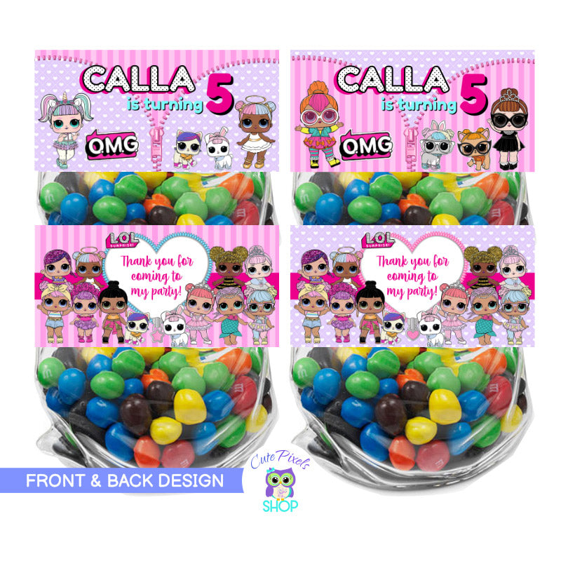 LOL Surprise Bag Toppers - LOL Dolls party Favors – Cute Pixels Shop