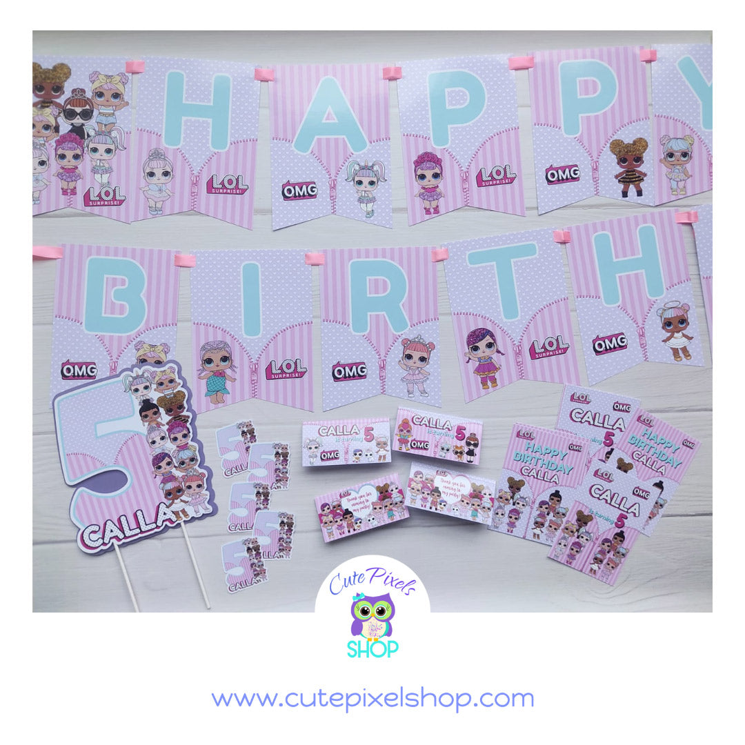 LOL Surprise Bag Toppers - LOL Dolls party Favors – Cute Pixels Shop