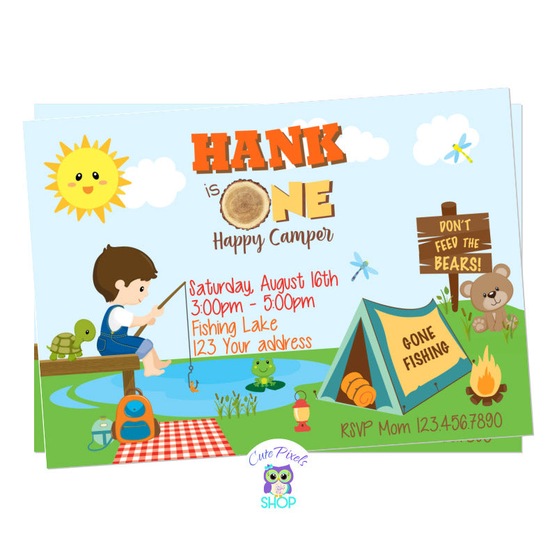 Camping Party Invitation Wording